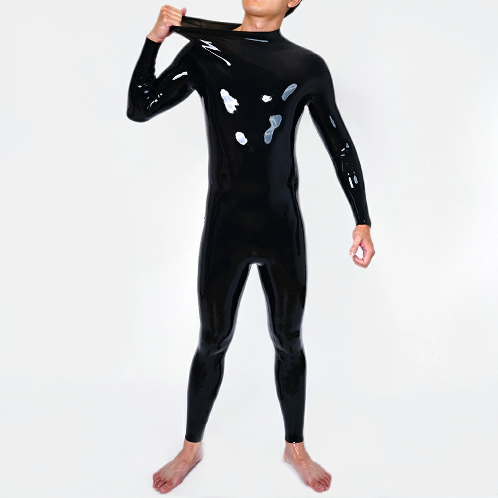 Neck-entry silicone bodysuit