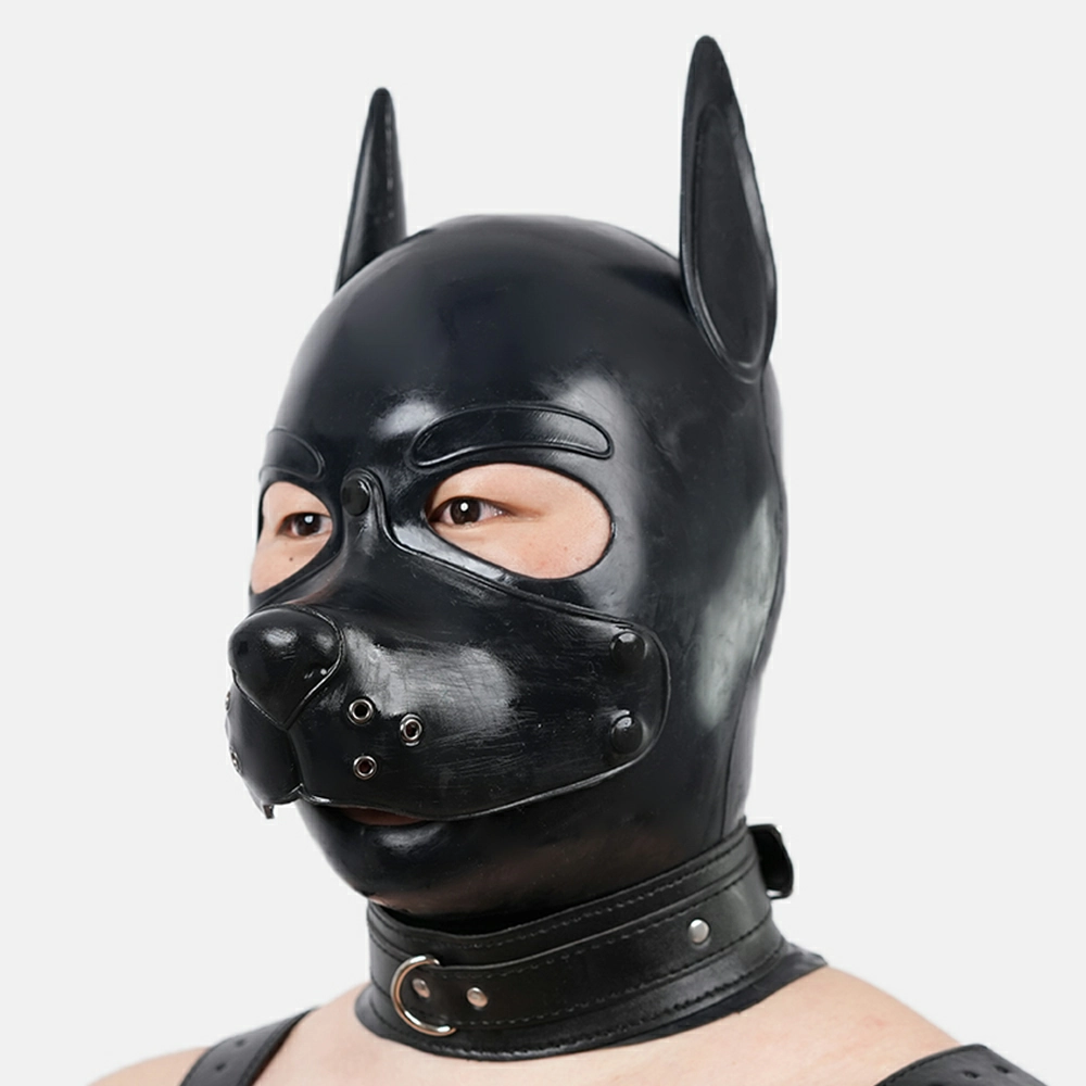 Silicone Blemish Black Muzzle Dog Mask（Only US orders）
