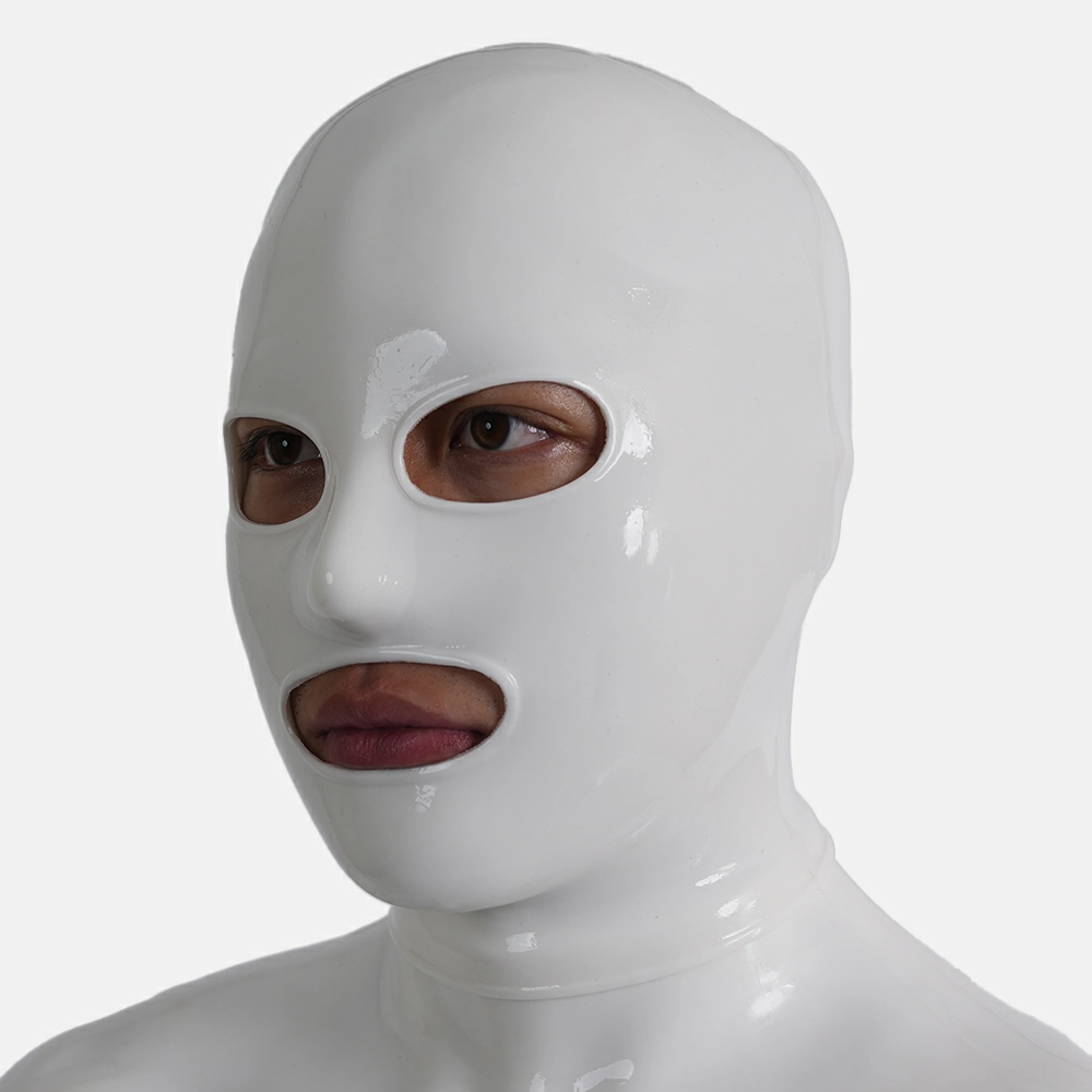 White Silicone Mask Basic With Mouth And Eyes